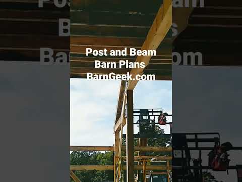 Post and Beam Barn Plans BarnGeek.com