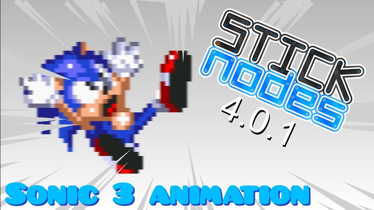 Sonic Sprite Animation || StickNodes Sprite Update Test