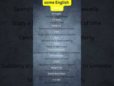Daily English Slangs with Meaning | Speak Like a Native | The Fluent Zone