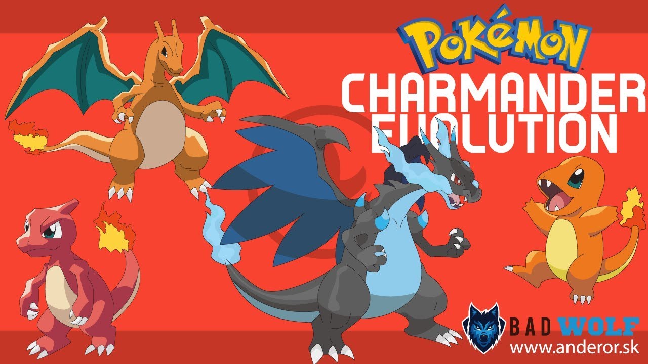 Charmander evolution Part 2 Pokemon Illustration ( Illustrator speedart) | BAD WOLF | anderor.sk