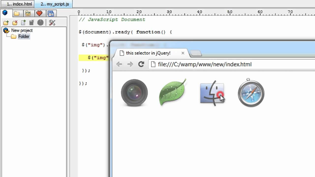 Animate Image with 'this' Selector: jQuery
