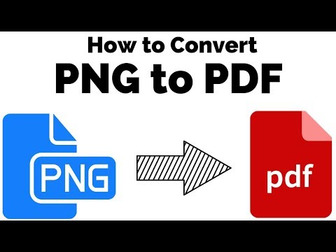 How to convert PNG to PDF for free