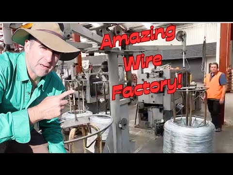 The Fascinating Process of Making Fencing Wire in Regional Australia 😲