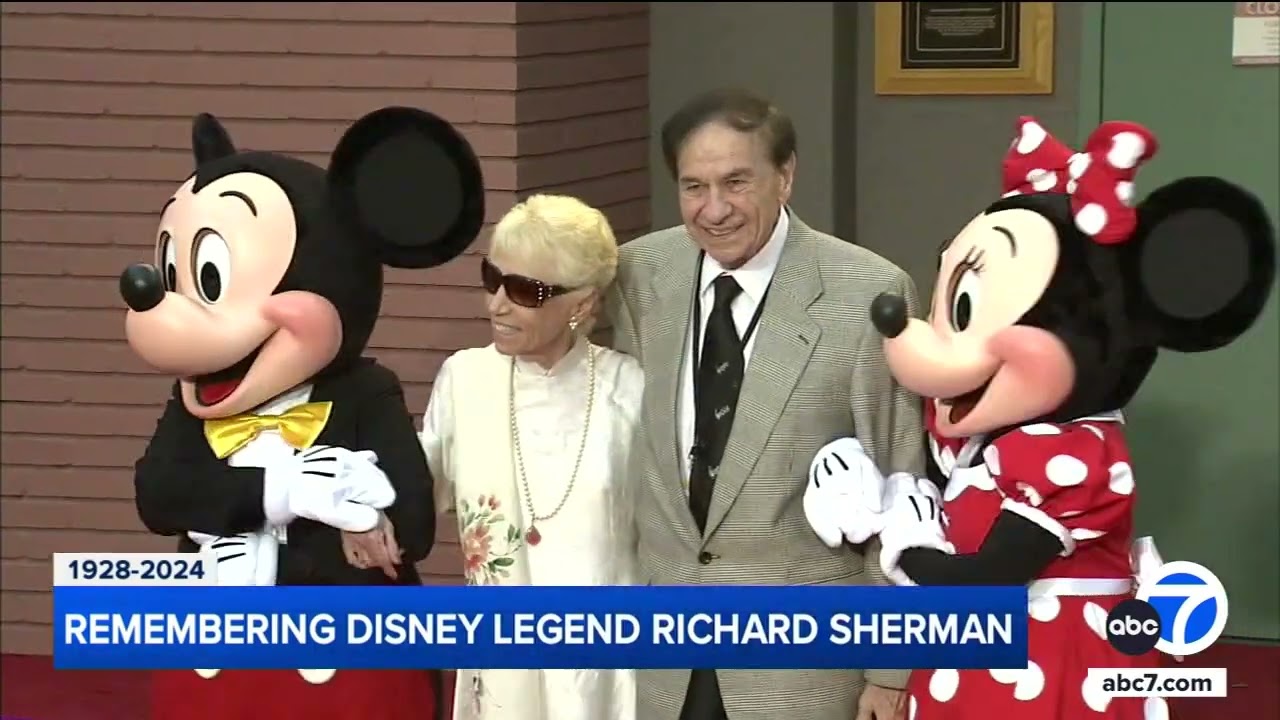 Richard M. Sherman, who fueled Disney charm in 'Mary Poppins' and 'it's a small world,' dies at 95