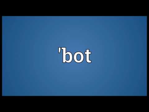 'bot Meaning