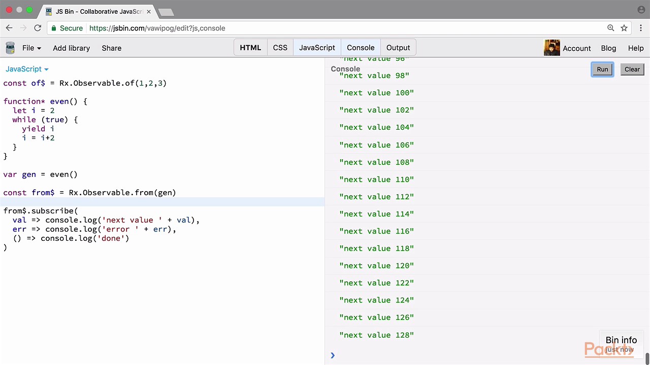 Reactive JavaScript Programming : Create Operators | packtpub.com