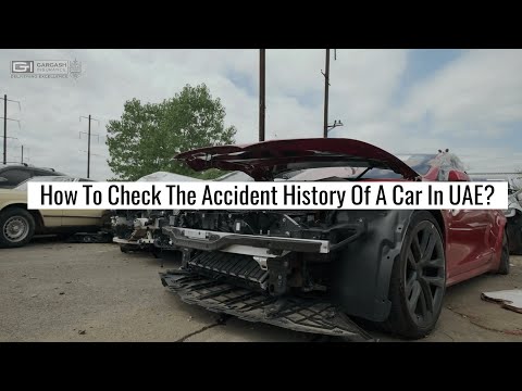 How to Check the Accident History of a Car in UAE