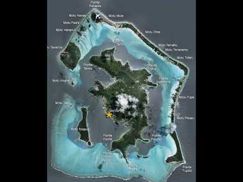 map of Bora Bora