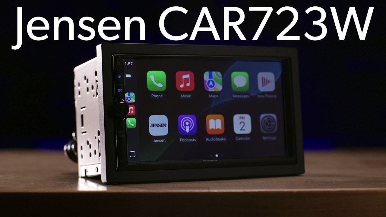 Jensen CAR723W with wireless Apple CarPlay and Android Auto | Crutchfield