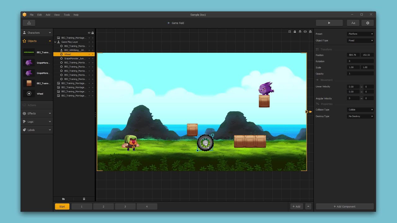 Using Connections - Buildbox 2 Tutorial