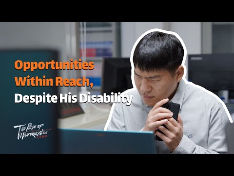 Opportunities within reach, despite his disability