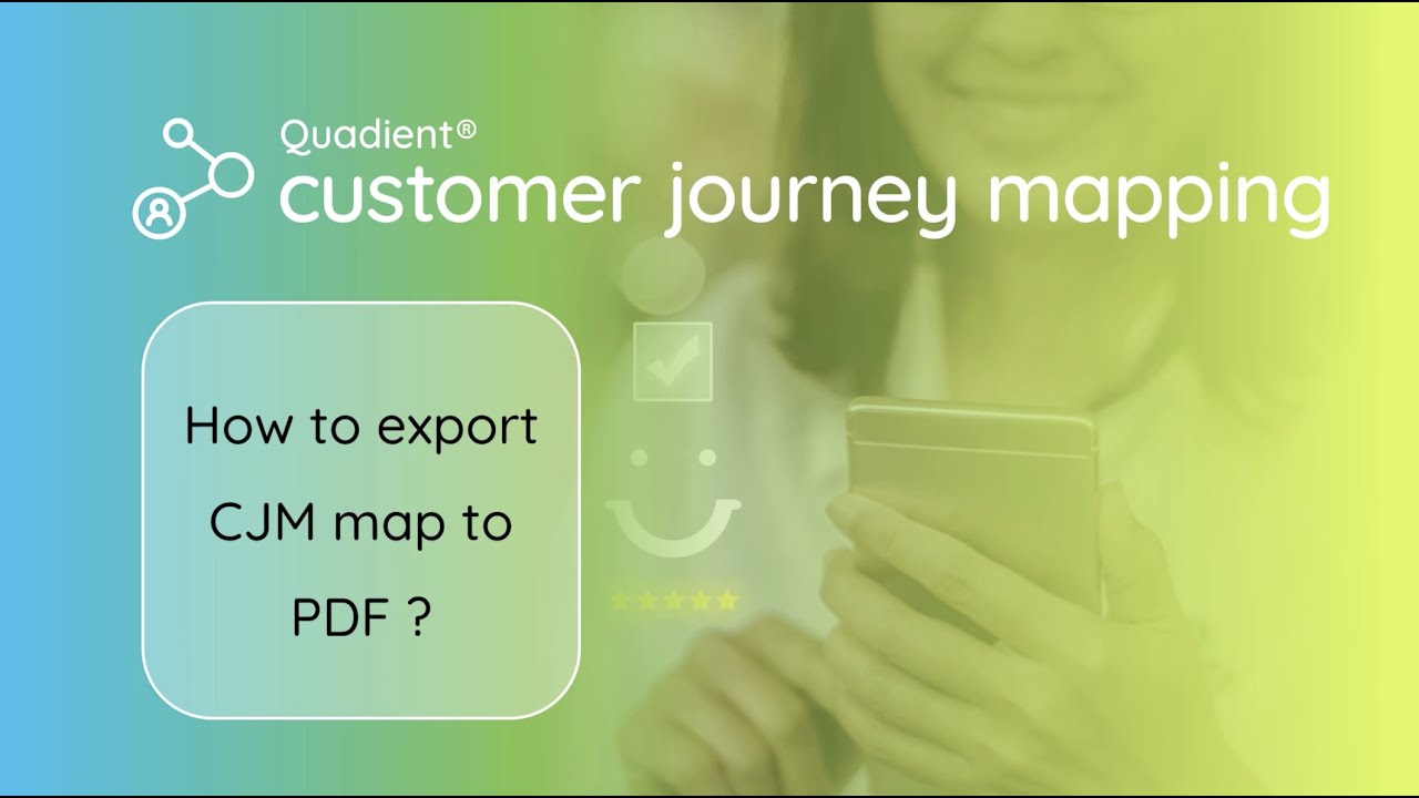 How to create a PDF customer journey map