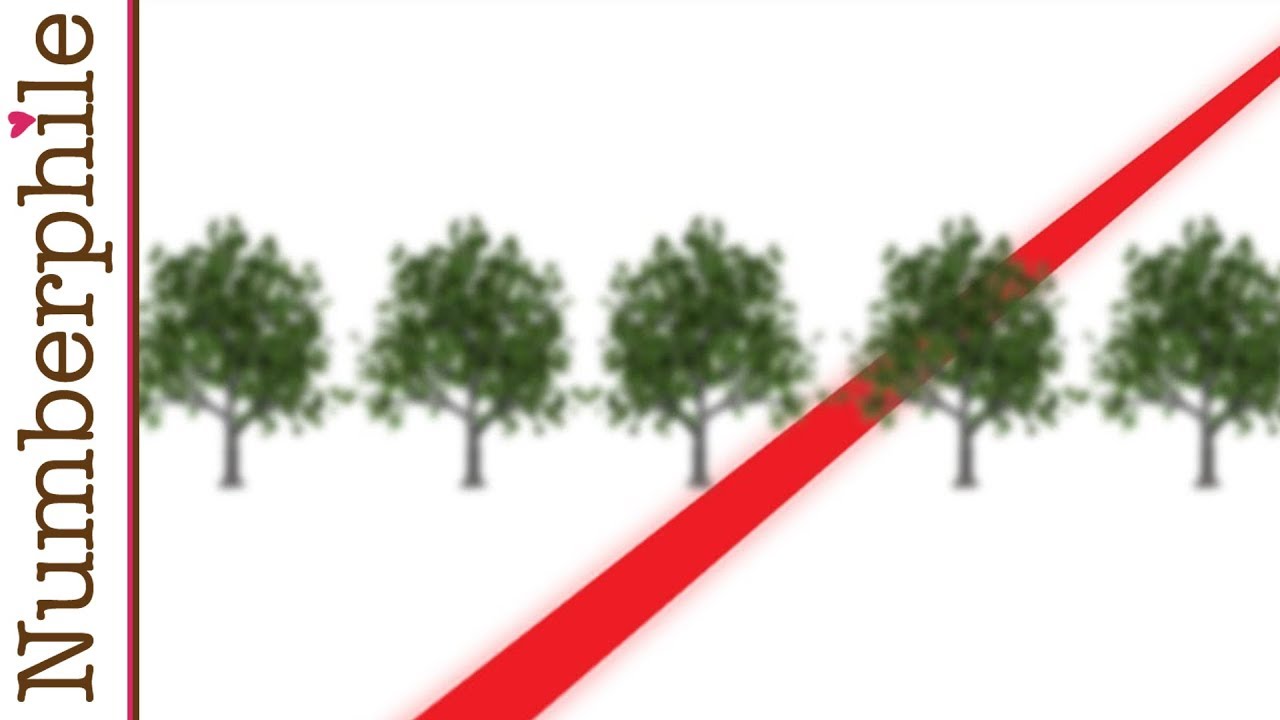 Tree Gaps and Orchard Problems - Numberphile