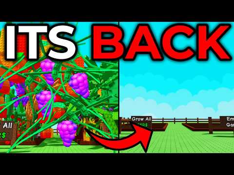 BEWARE, The STEALING PLANTS GLITCH is BACK! (Grow a Garden)
