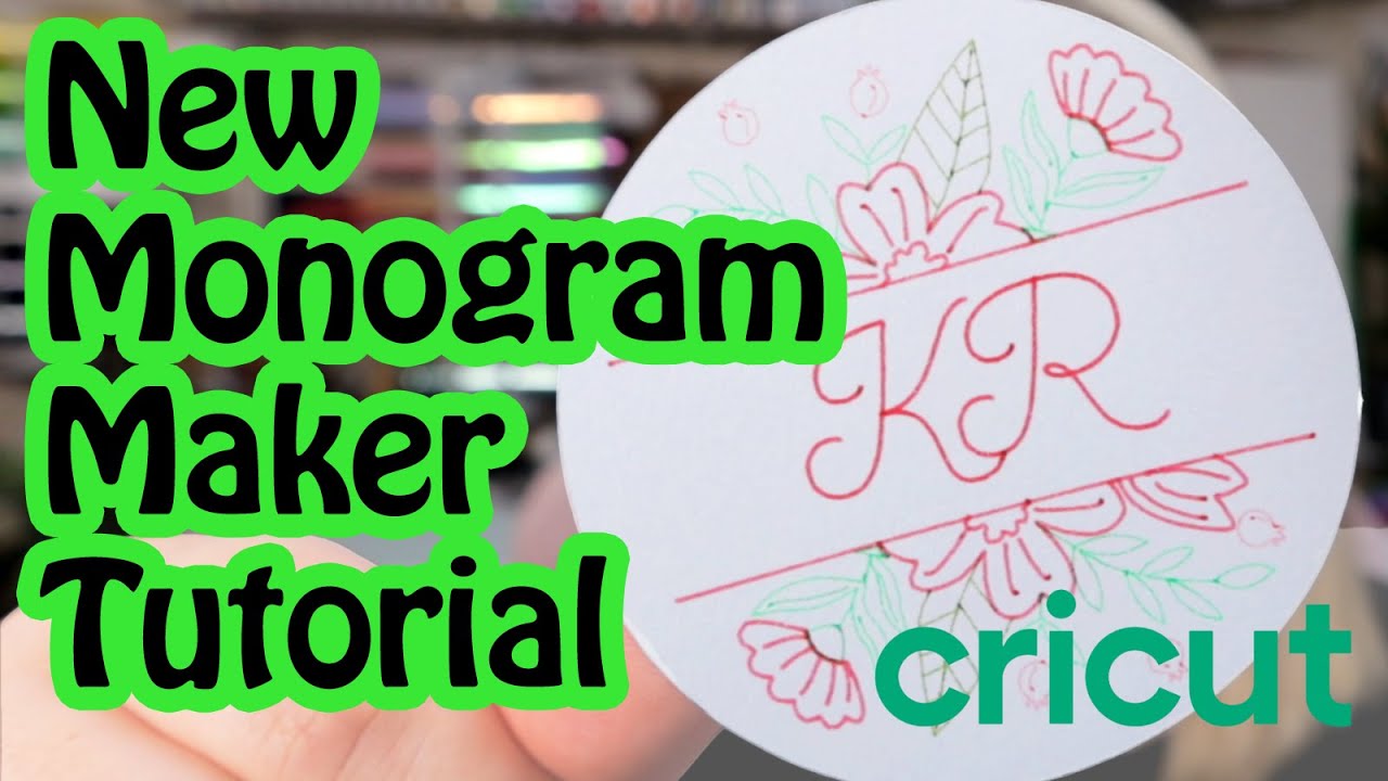 Cricut Monogram Maker Tutorial | Cricut Design Space