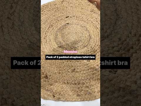 Pack of 2 padded bra #meeshofind #bra #strapless #explorepage #youtubeshorts #unboxingvideo #fyp