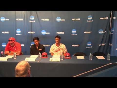 NCAA Division III Baseball World Series Game Eight - Post Game Interview vs. Wisconsin-Whitewater