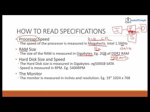 CSEC IT: SYSTEM SPECS | MAKE | IT | SIMPLE | TT