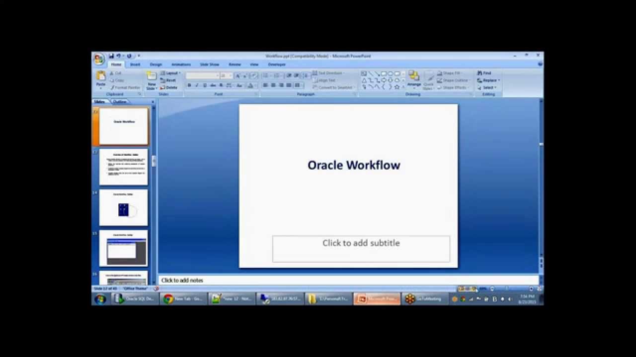 Oracle Workflow Through PLSQL Way