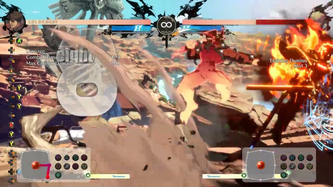 Guilty Gear Strive Plus Sol Badguy Dragon Install Wall Break Combo