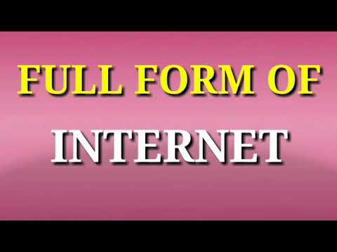 Full Form Of Internet?