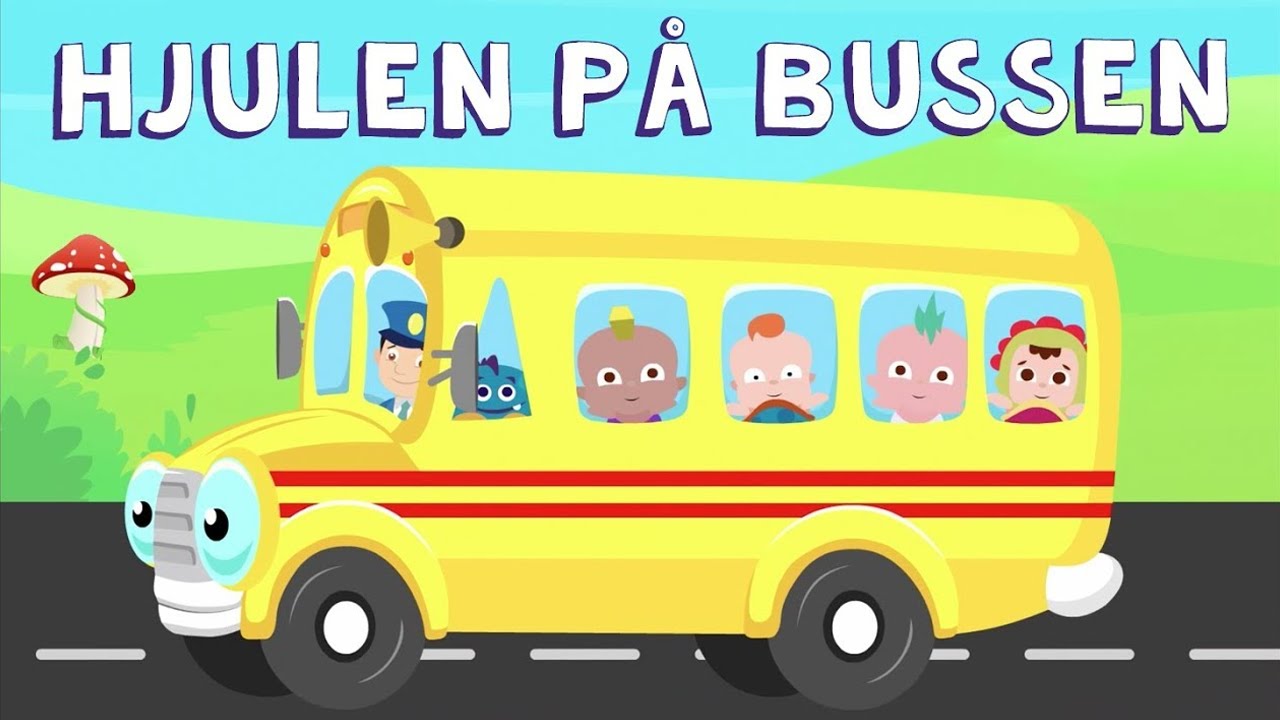 Hjulen på Bussen Snurrar Runt Runt Runt 3X | Barnsånger på Svenska | Barnmusik