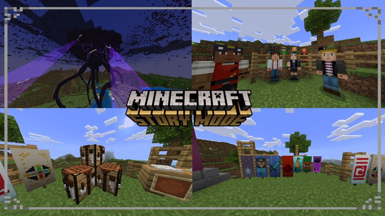 How to turn your Minecraft into Minecraft Story Mode - Bedrock Version