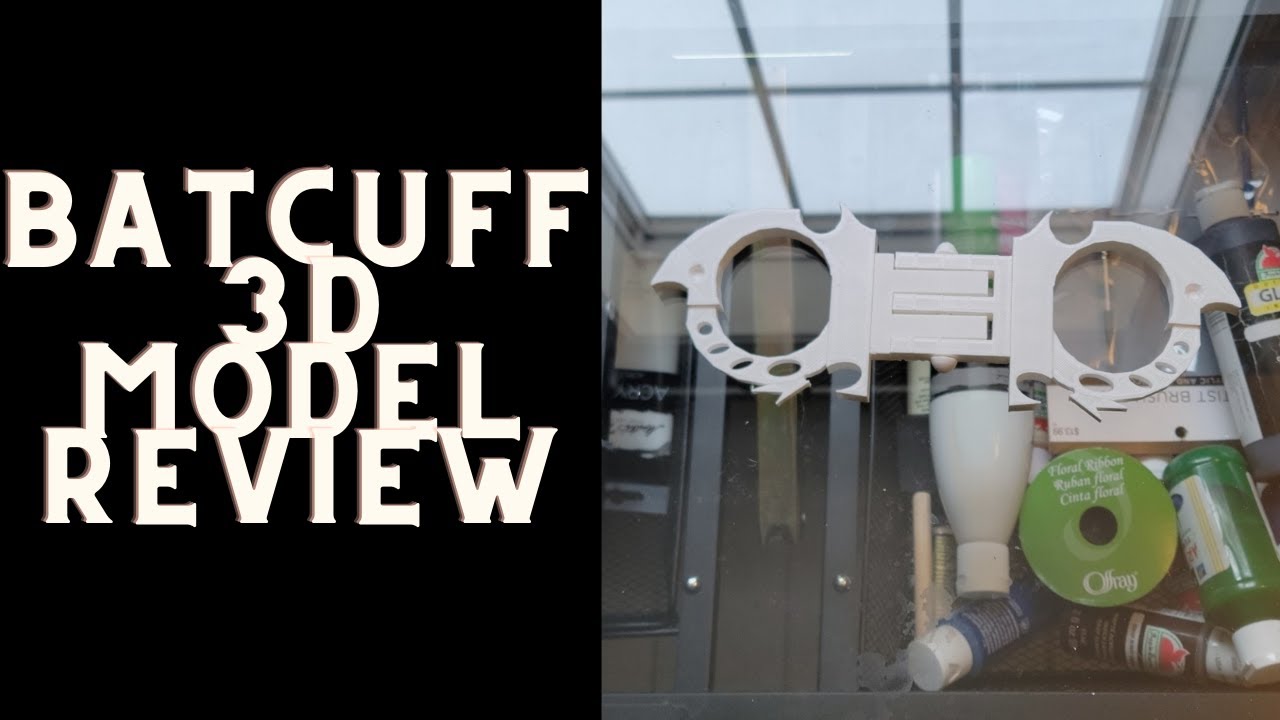 My Batcuffs 3D Model Tutorial