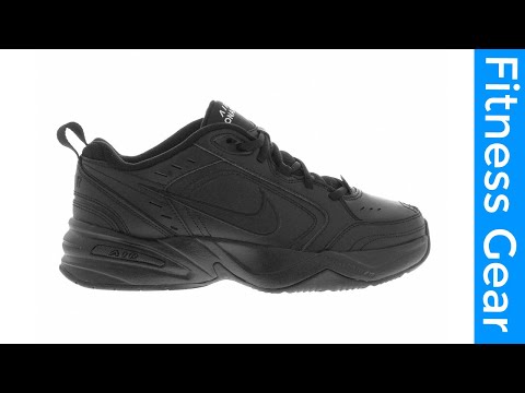 Nike Air Monarch Fitness Training Shoes Mens Black Gym Workout Trainers Sneakers