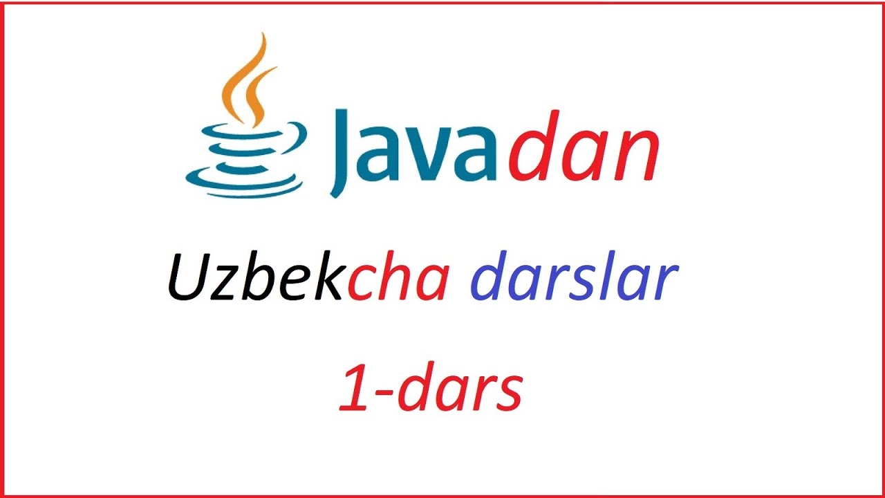 Java dasturlash tili / 1-dars / ekranga qiymat chiqarish / java uzbek tilida javadan darslar o'zbek