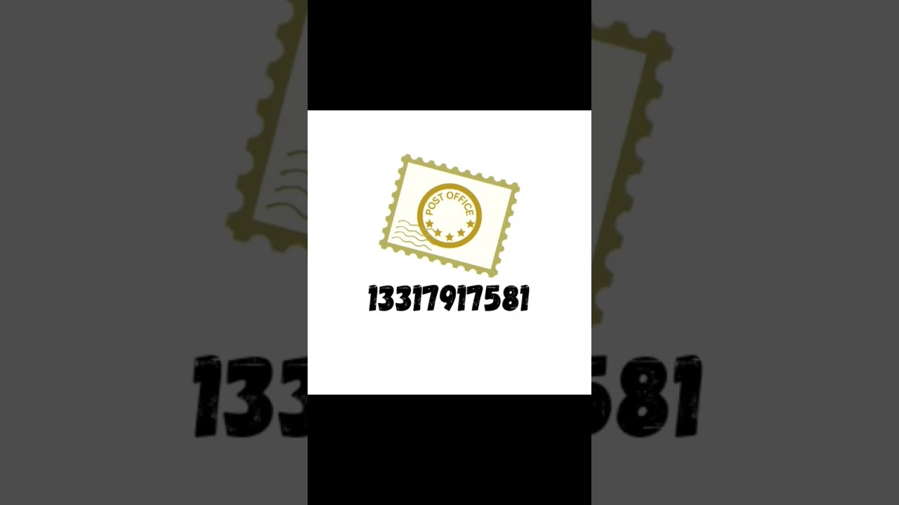 post office decal codes #bloxburg #roblox #decals #robloxbloxburg