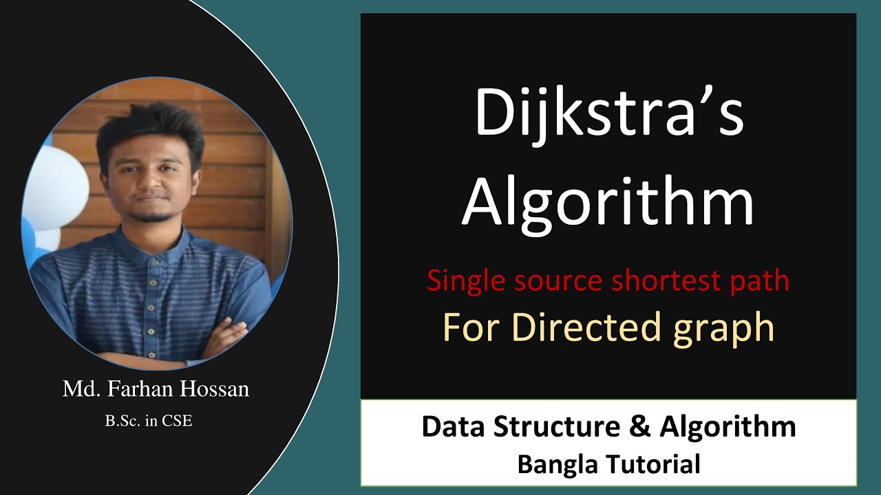 Dijkstra's Algorithm for Directed graph | Data Structure & Algorithm | Bangla Tutorial