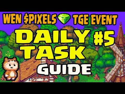 HOW TO FIND 5TH WEN $PIXEL DAILY TASK π FIND BARNEY π WER/WHERE? | TGE EVENT