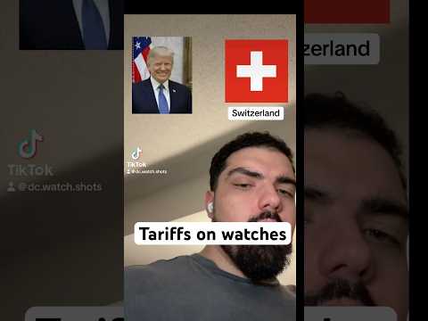 How Tariffs could impact the watch industry #watches #watchcollection #rolex #trump #trump2024