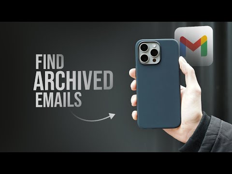 Where to Find Archived Emails on Gmail iPhone (tutorial)