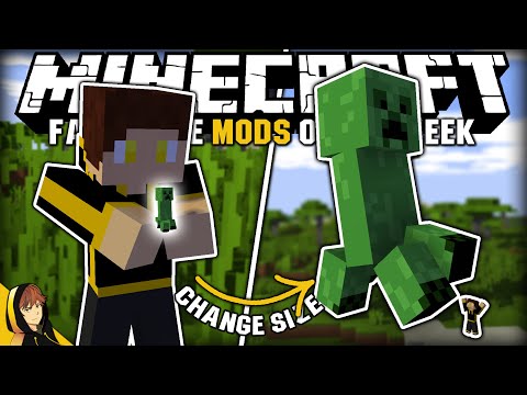 Create GIANT Mobs!?! | Minecraft - Pehkui Mod [1.16.5 Fabric]