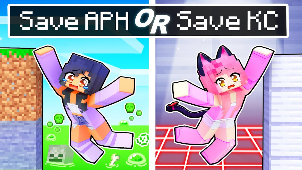 SAVE APHMAU or SAVE KC in Minecraft?
