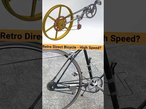 solod works in mechanical engineering drawing Retro direct dicycle - High speed 👌#cad #modelling 3D