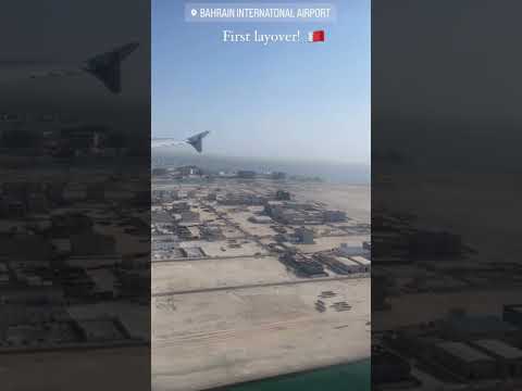 Bahrain International Airport First Layover  #viral #youtubeshorts