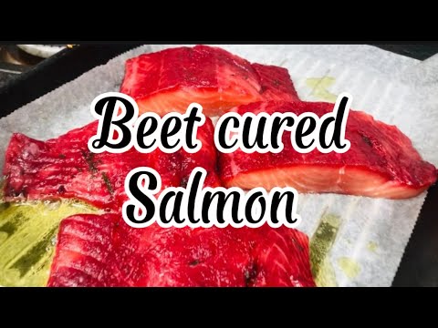 Beetroot cured salmon | @CHEFSK222