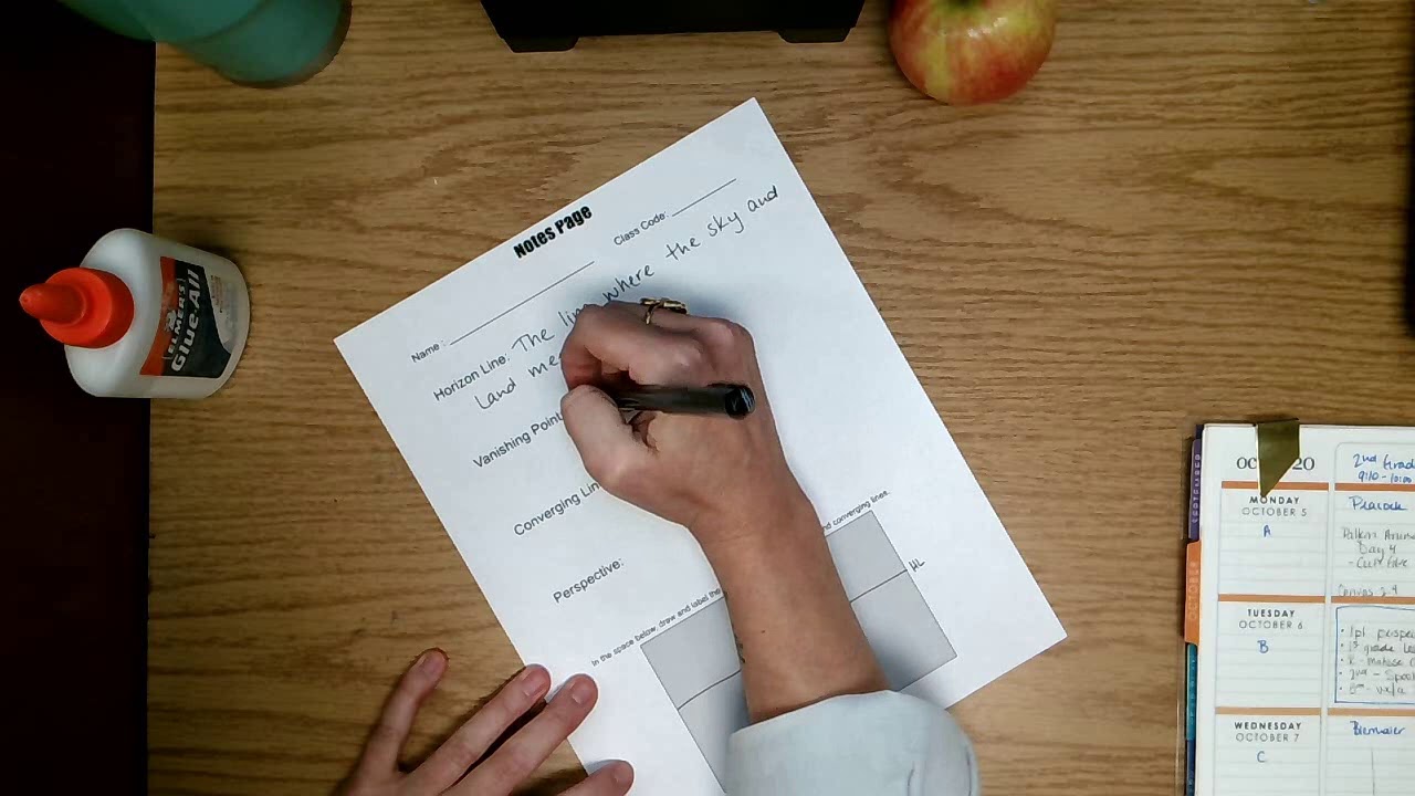 1 pt  perspective worksheet