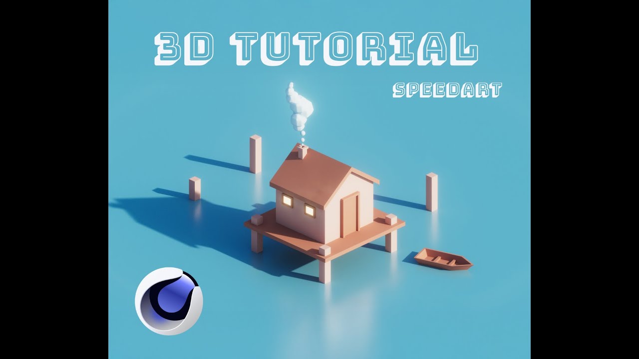 Tutorial low poly 3D C4D
