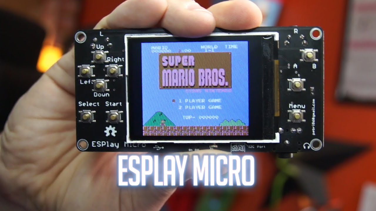 ESPlay Micro: Open Source ESP32 Retro Game Console