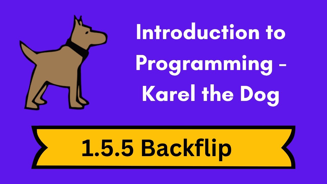 CodeHS Introduction to Programming 1.5.5 Backflip #codehs #programming #karel