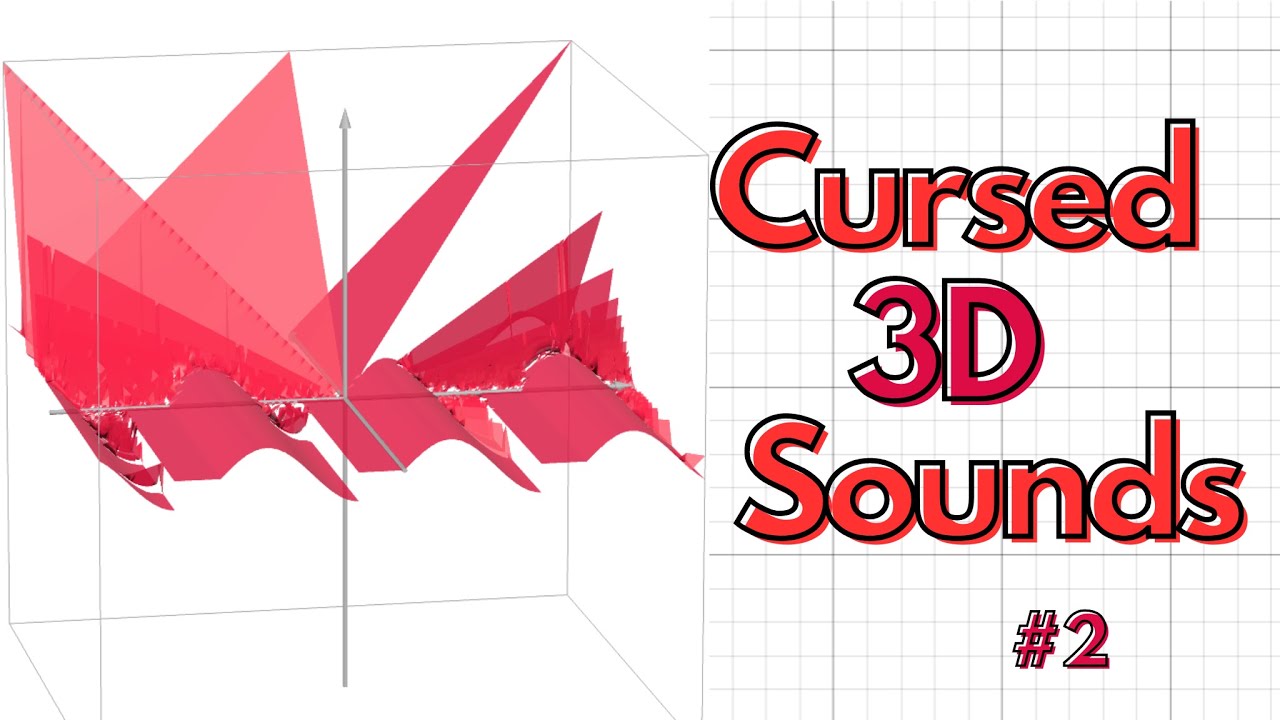 Cursed 3D desmos sounds (part 2)