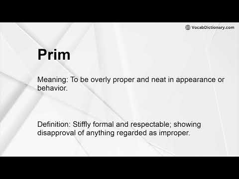 Prim Meaning