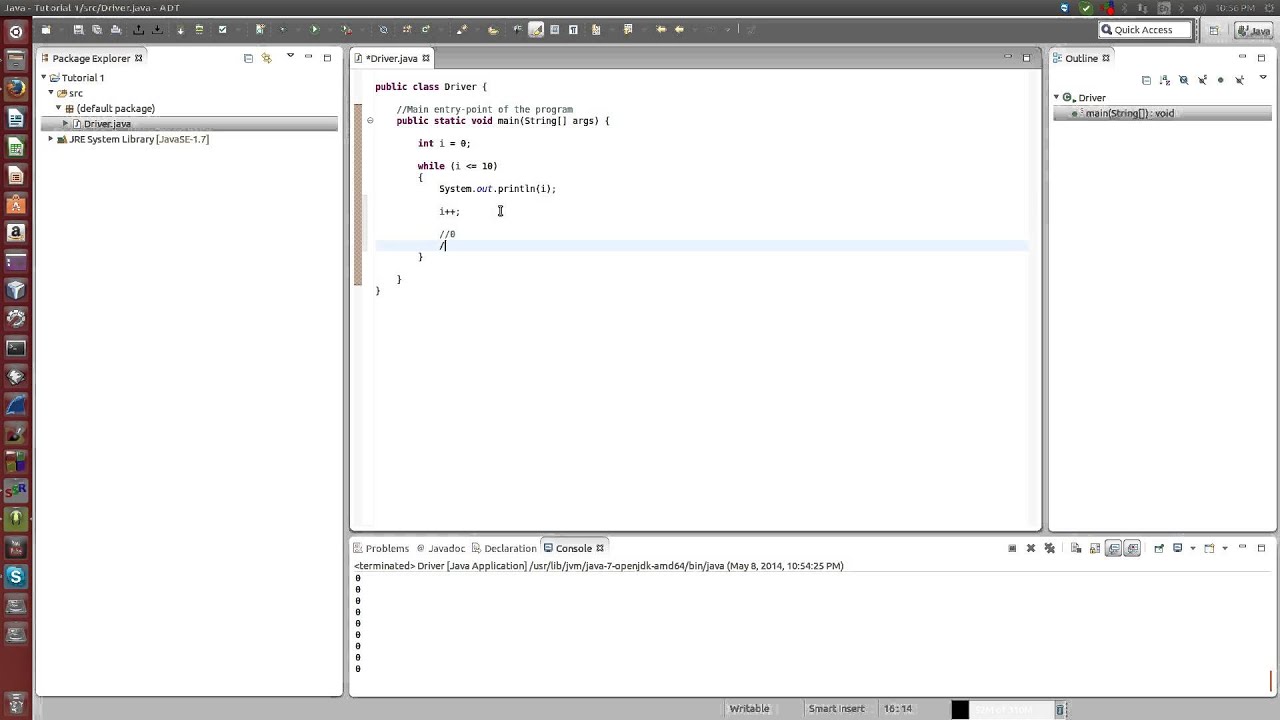 Java Tutorial - 5 - While Loops && Infinite Loops