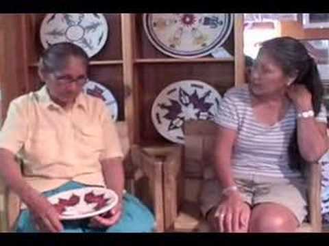 Navajo Basket Weaver Betty Rock Johnson Video