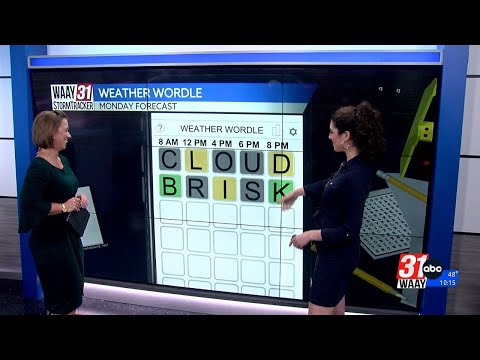 Monday's Weather Wordle