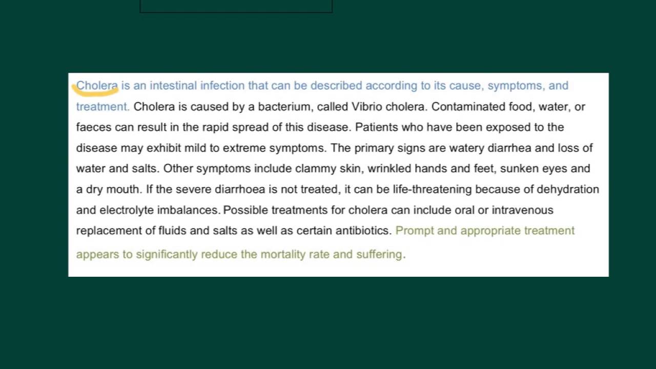 Definition Paragraph Pattern